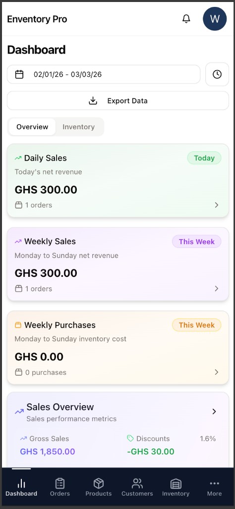 EnventoryPro — Real-time Inventory Control (No Spreadsheets)